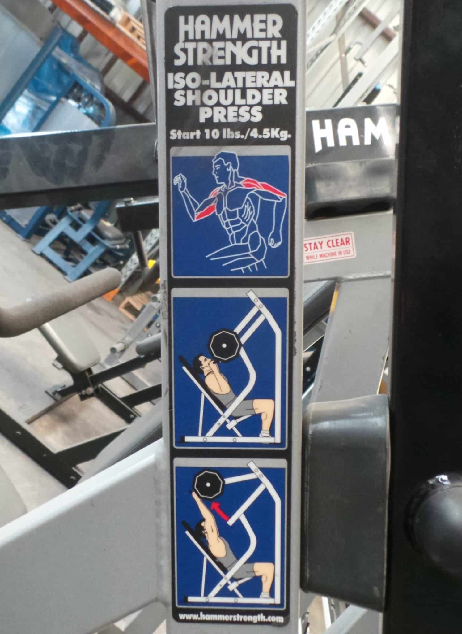 Hammer Strength Iso-Lateral Shoulder Press | Gym Solutions