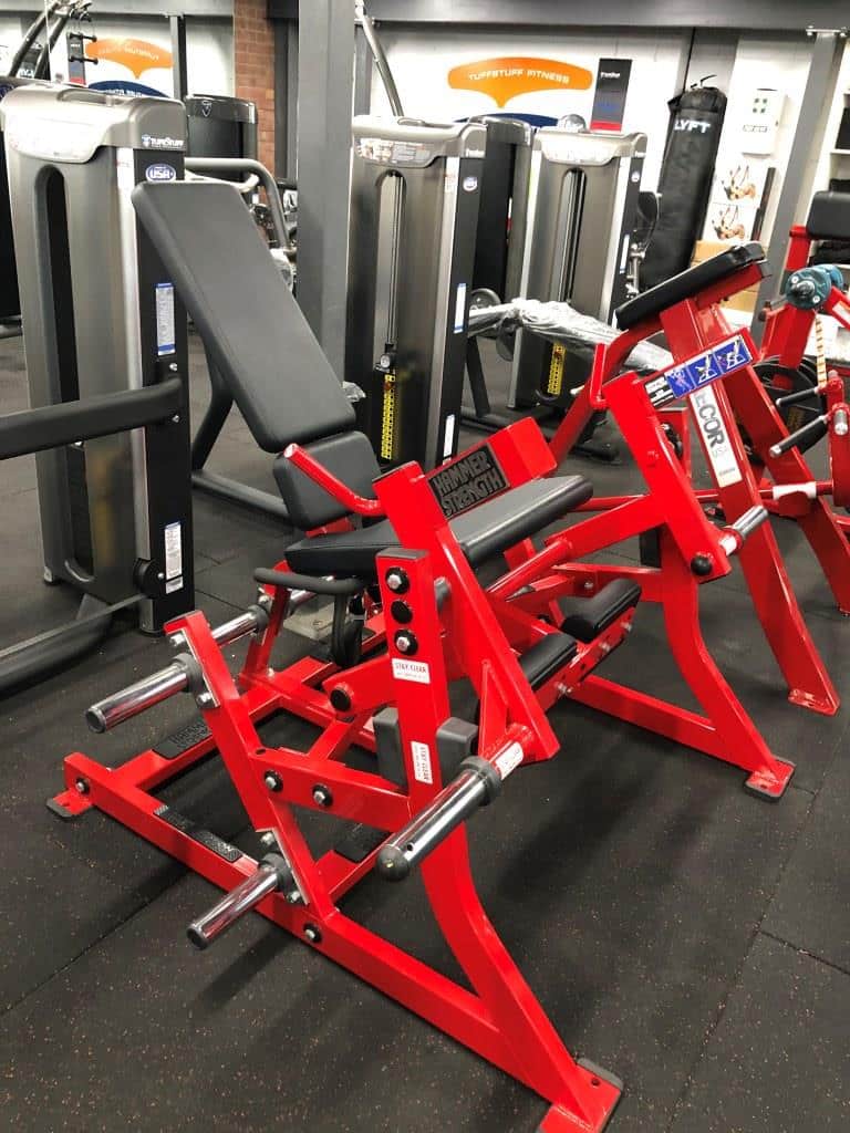 Hammer Strength Plate Loaded Leg Extension | Gym Solutions