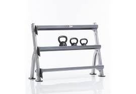 TuffStuff Evolution 2-Tier Dumbbell / Kettlebell Rack | Gym Solutions