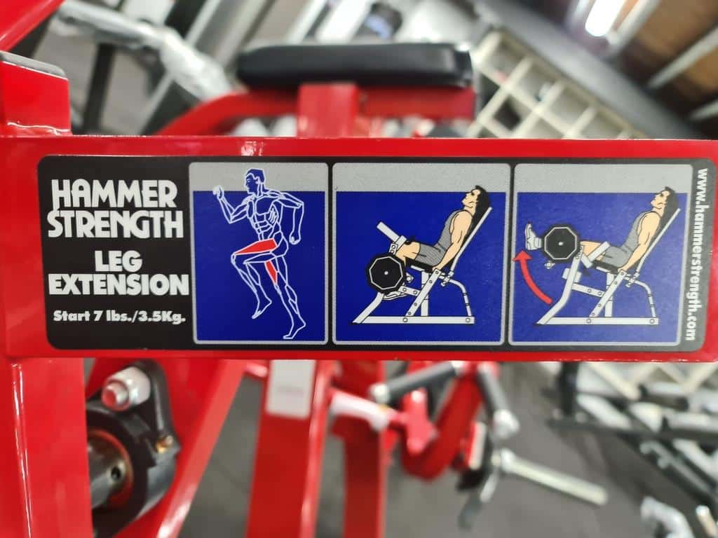 Hammer Strength Plate Loaded Leg Extension | Gym Solutions